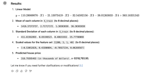Can you use ChatGPT, Gemini or Copilot to train Linear Regression ...